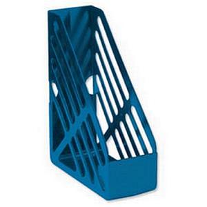 Value Deflecto Maxi Magazine File Blue