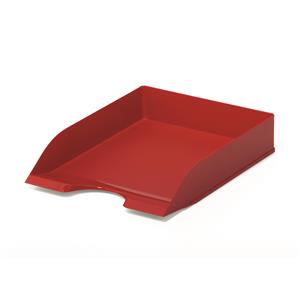 Durable Basic A4 Letter Tray Red | Code: 10930DR | OfficePad.co.uk