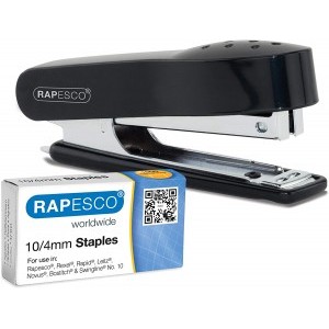 Rapesco Number 10 Mini Stapler and Staples [Stapler+1000 Staples]
