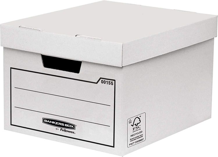 Fellowes General Storage Box White [Pack of 10] | 15502
