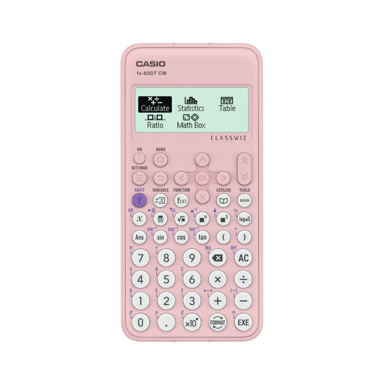 Casio FX-83GTCW Scientific Calculator for GSCE to A-Levels Pink | FX ...