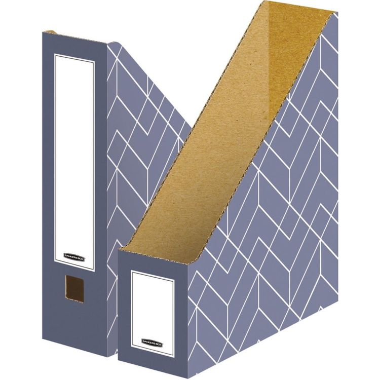 Bankers Box Magazine File Blue [Pack of 5] | Code: 33627J | OfficePad.co.uk