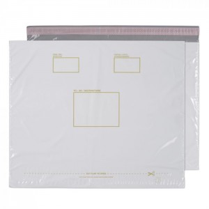 Blake Purely Packaging Polypost Polythene Pocket Envelope Peel and Seal 590x430mm White [Pack of ...