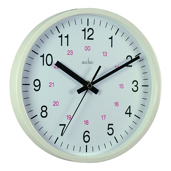Acctim Metro 355mm Wall Clock White | 21202