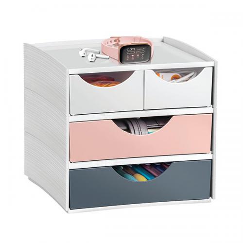 CEP MyCube Compact 4-Drawer Storage Station Pink | 1032111681