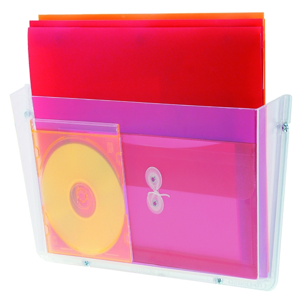 Deflecto Non Break Wall File Pocket A4 Clear | DE632YTCRY