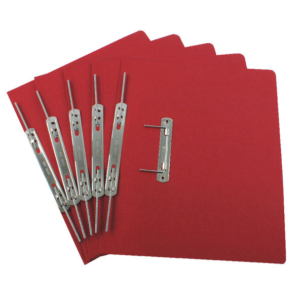Acco Jiffex File Foolscap Red [Pack of 50] | 43218EAST