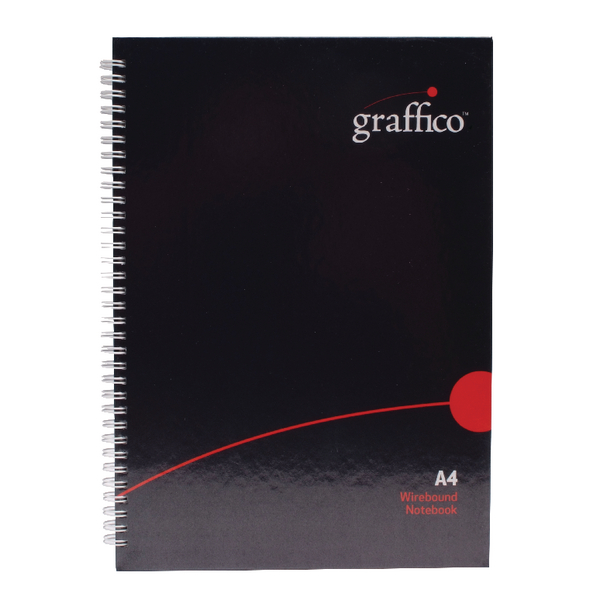Graffico Twin Wire Hard Cover A4 Notebook 160 Pages | 500-0510