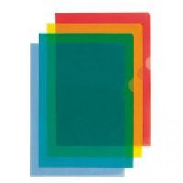 Esselte Cut Flush Folder Polypropylene A4 Blue [Pack of 100] | 54837