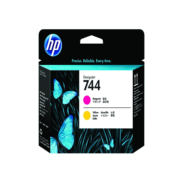 HP 744 Magenta and Yellow Printhead | F9J87A