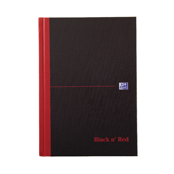 Black n Red Book A5 Feint Ruled Manuscript Book [Pack of 5] | E66857
