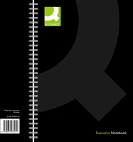 Q-Connect Wirebound Book A4 Black [Pack of 3] | KF03727