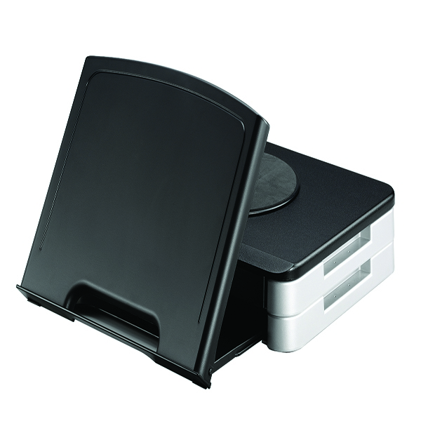 Q-Connect Monitor Stand and Copyholder Black | KF10700
