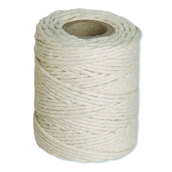 Cotton Twine String 500g Medium White [Pack of 6] | 77658010