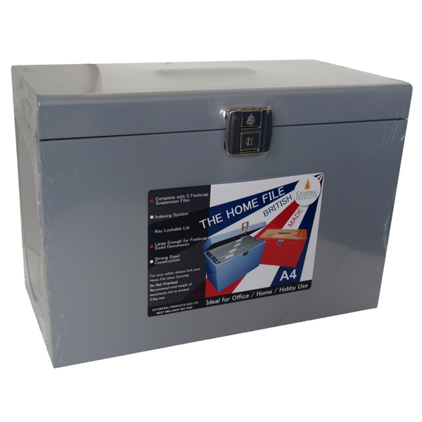 Value A4 File Box Grey | A4GY