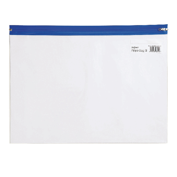 Snopake Zippa Bag A4 Blue [Pack of 25] | 12736