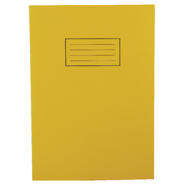 Silvine A4 Exercise Book 80 Pages Yellow Pack Of 10 EX109 Silvine A4 Exercise Book 80 Pages Yellow Pack Of 10 EX109