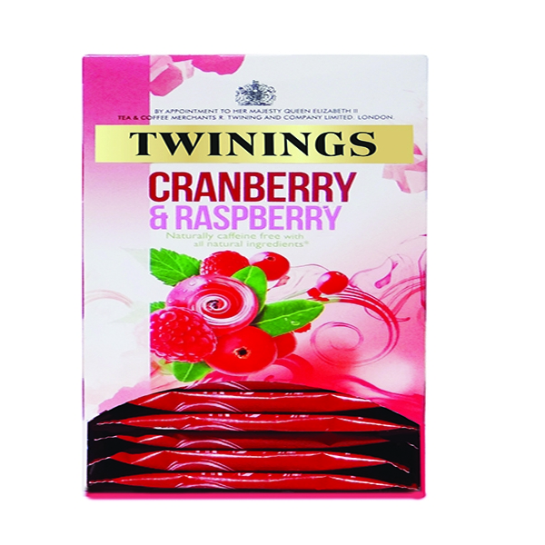 Twinings Cranberry Raspberry and Elderflower Infusions Tea [Pack of 20 ...