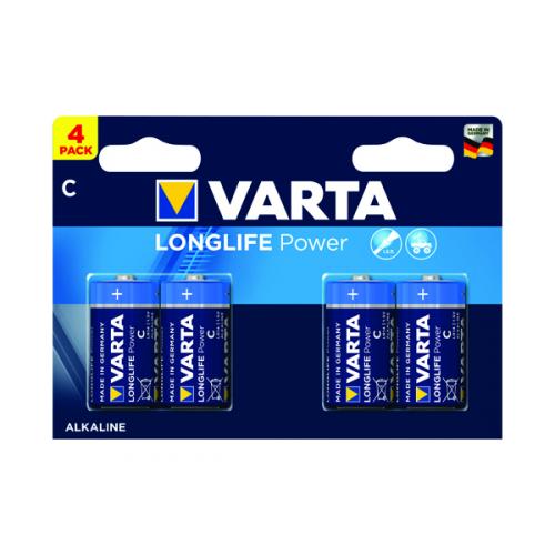 Varta Longlife Power C Battery [Pack of 4] | 4914121414