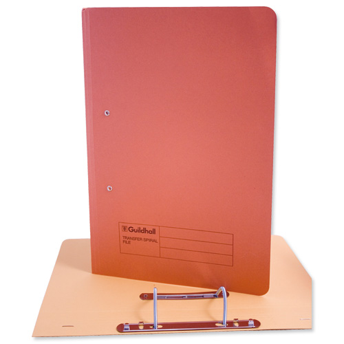 Guildhall Super Heavyweight Spiral File Orange [Pack of 25] | 211/7004